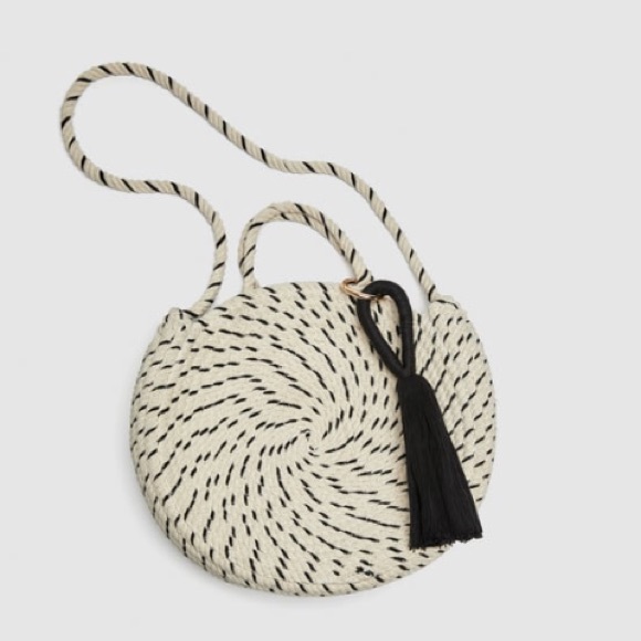 Zara | Bags | Nwt Zara Round Cotton Bucket Bag | Poshmark
